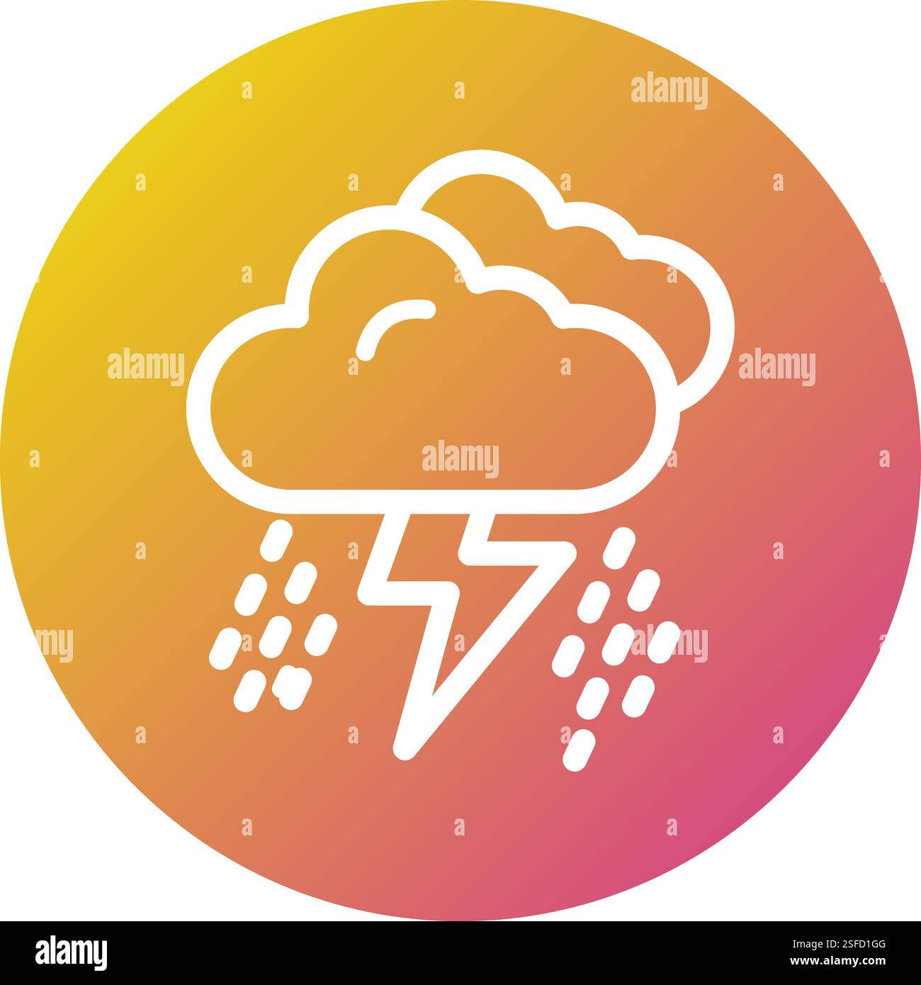 Storm Vector Icon Design Illustration Stock Vector Image & Art - Alamy