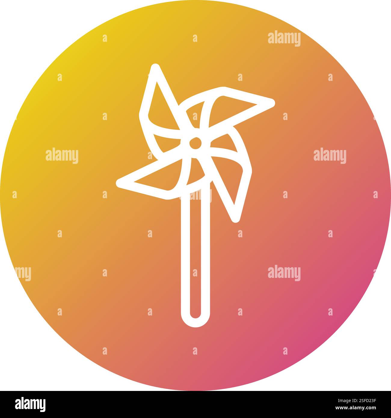 Pinwheel Vector Icon Design Illustration Stock Vector Image & Art - Alamy