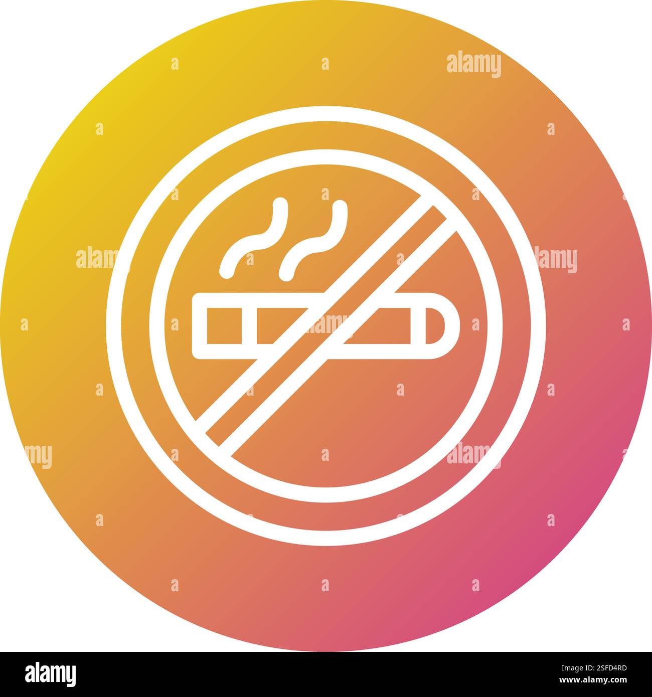 No smoking Vector Icon Design Illustration Stock Vector Image & Art - Alamy