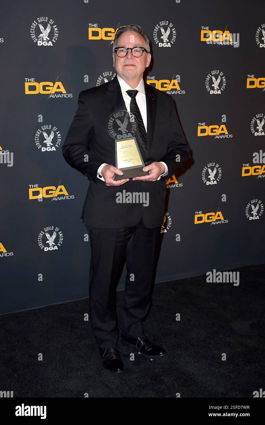 Thomas J. Whelan beim Photocall mit den Preisträgern und Laudatoren der 77. DGA Awards 2025 im ...