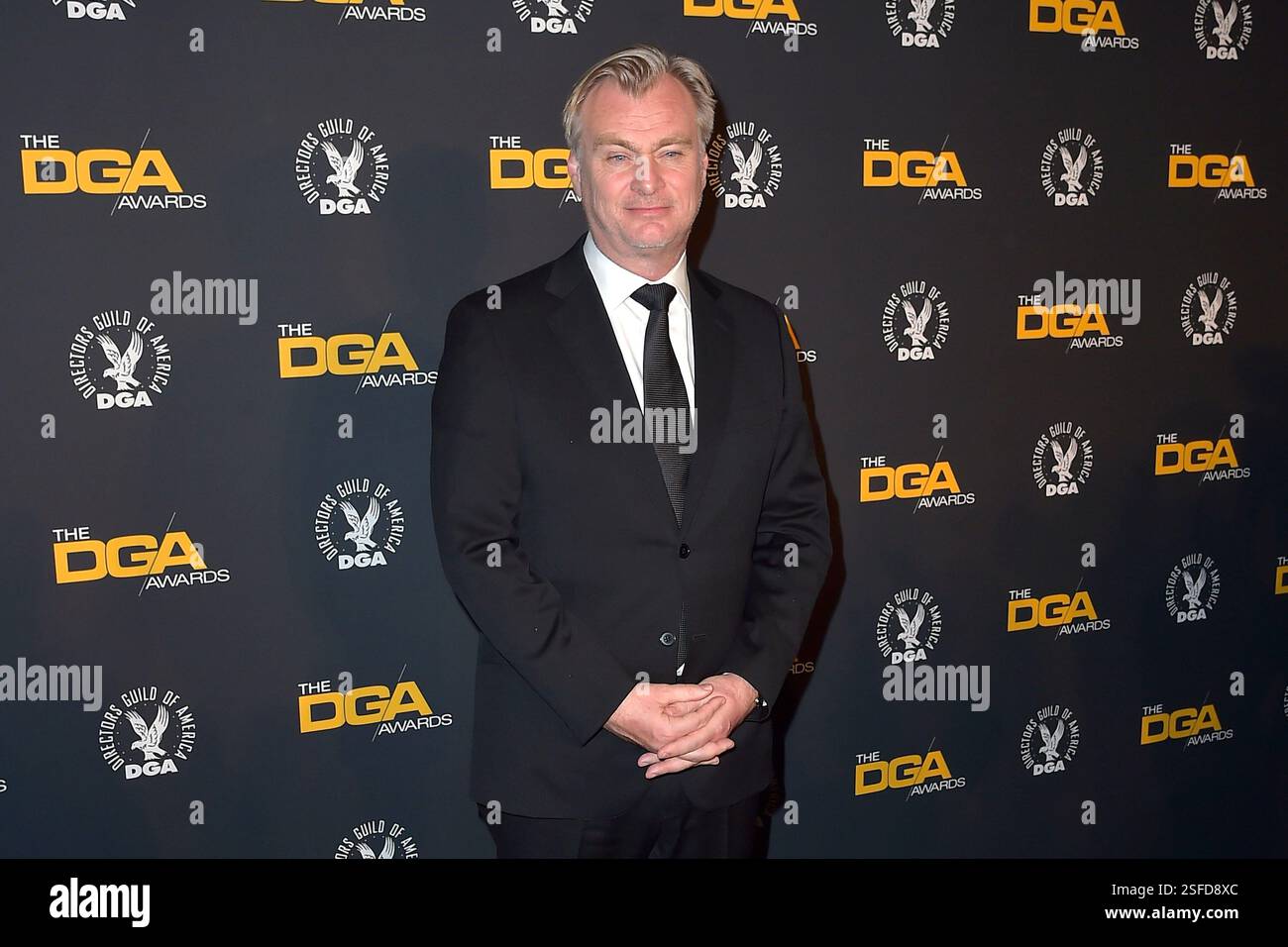 Christopher Nolan beim Photocall mit den Preisträgern und Laudatoren der 77. DGA Awards 2025 im ...