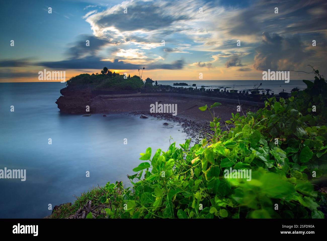 Mengening Beach at sunrise, Cemagi Village, Mengwi District, Badung ...