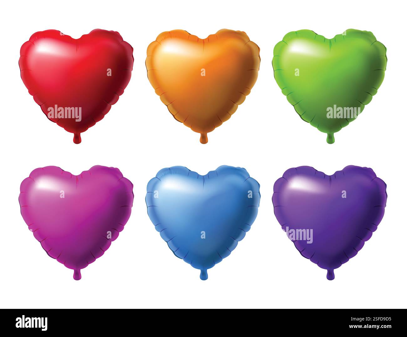 Floating pink heart shaped Stock Vector Images - Alamy