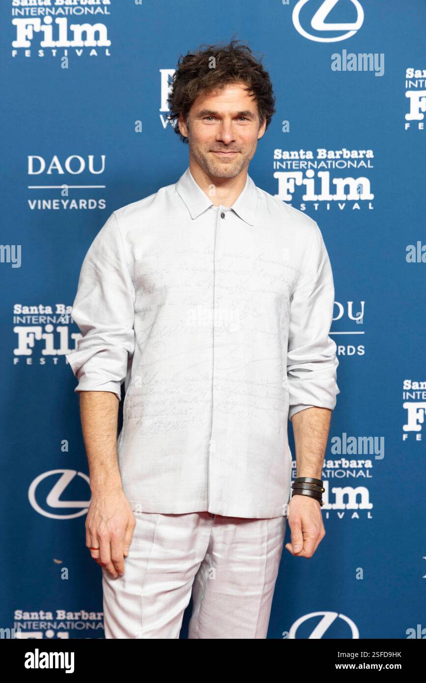 Santa Barbara, USA. 09th Feb, 2025. Clement Ducol (Emilia Pérez ...