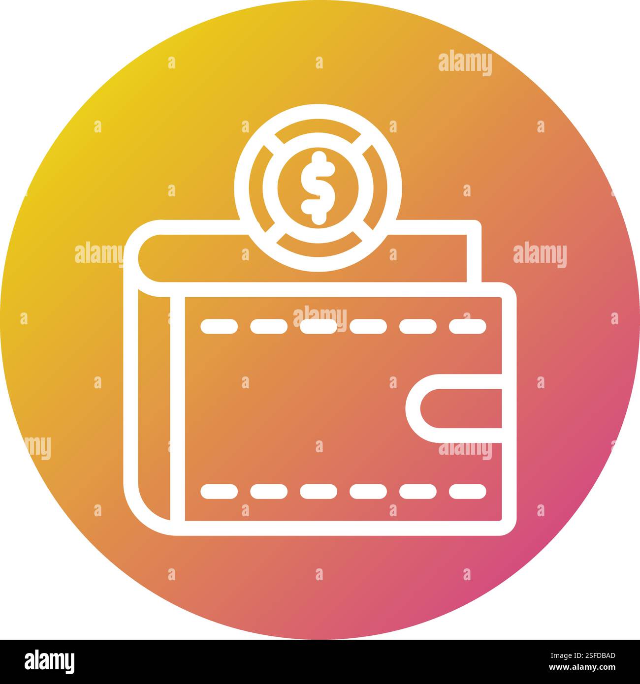 Wallet Vector Icon Design Illustration Stock Vector Image & Art - Alamy