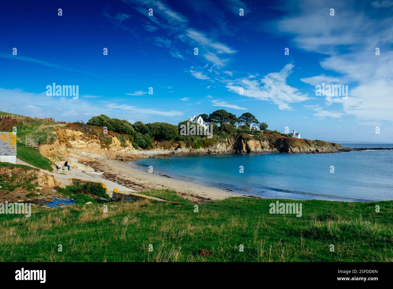 Colona Beach, Chapel Point, Mevagissey, Cornwall Stock Photo - Alamy