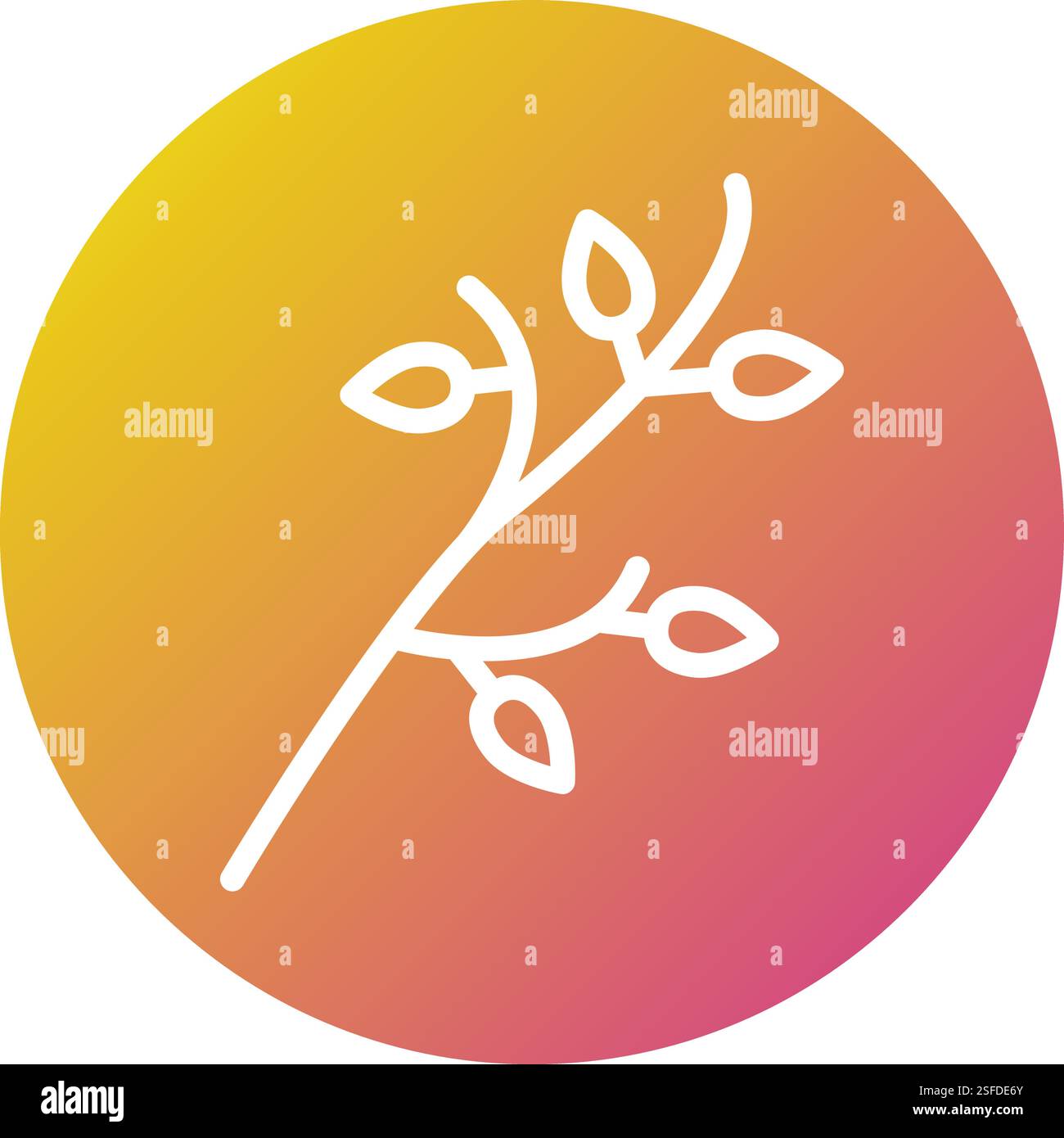 Branch vector icon modern Stock Vector Images - Alamy