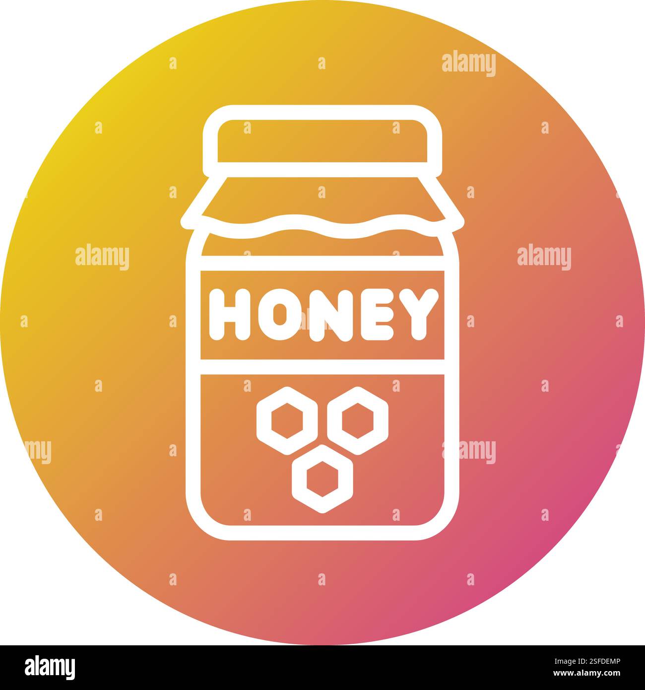 Vector honey thin line hi-res stock photography and images - Alamy