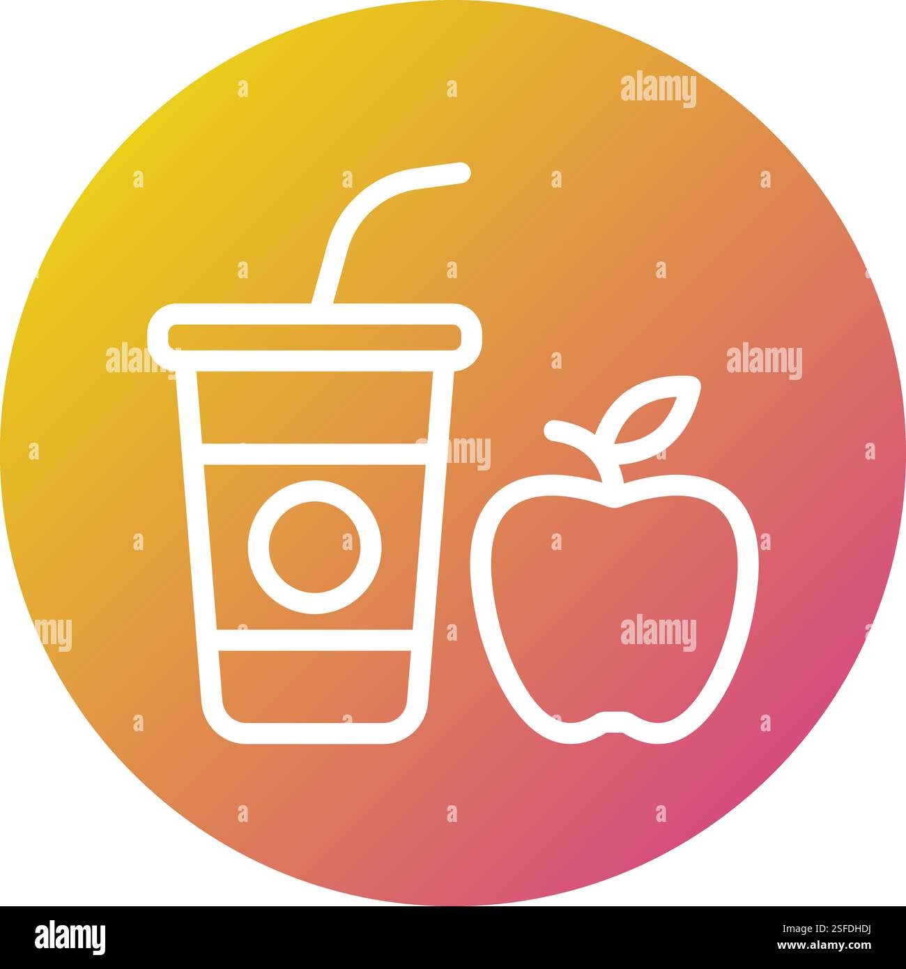 Milkshake Vector Icon Design Illustration Stock Vector Image & Art - Alamy