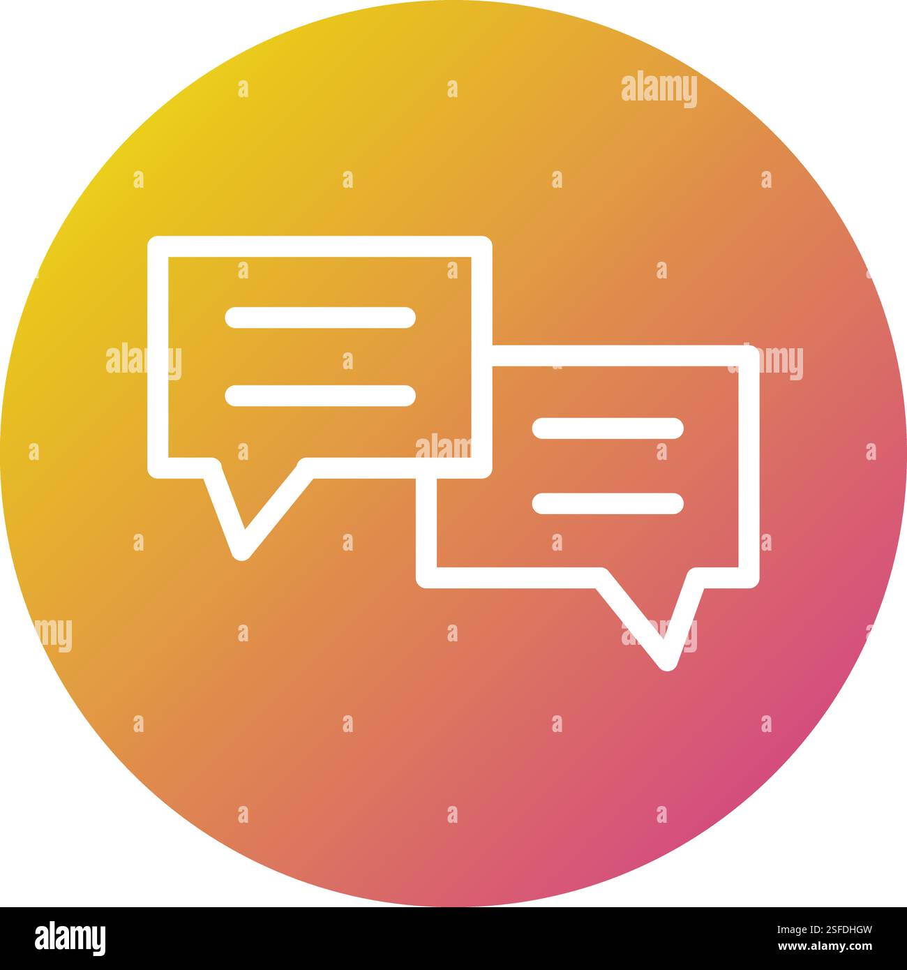 Chat vector icons Cut Out Stock Images & Pictures - Alamy