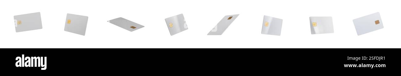 Credit cards debit mock Cut Out Stock Images & Pictures - Alamy