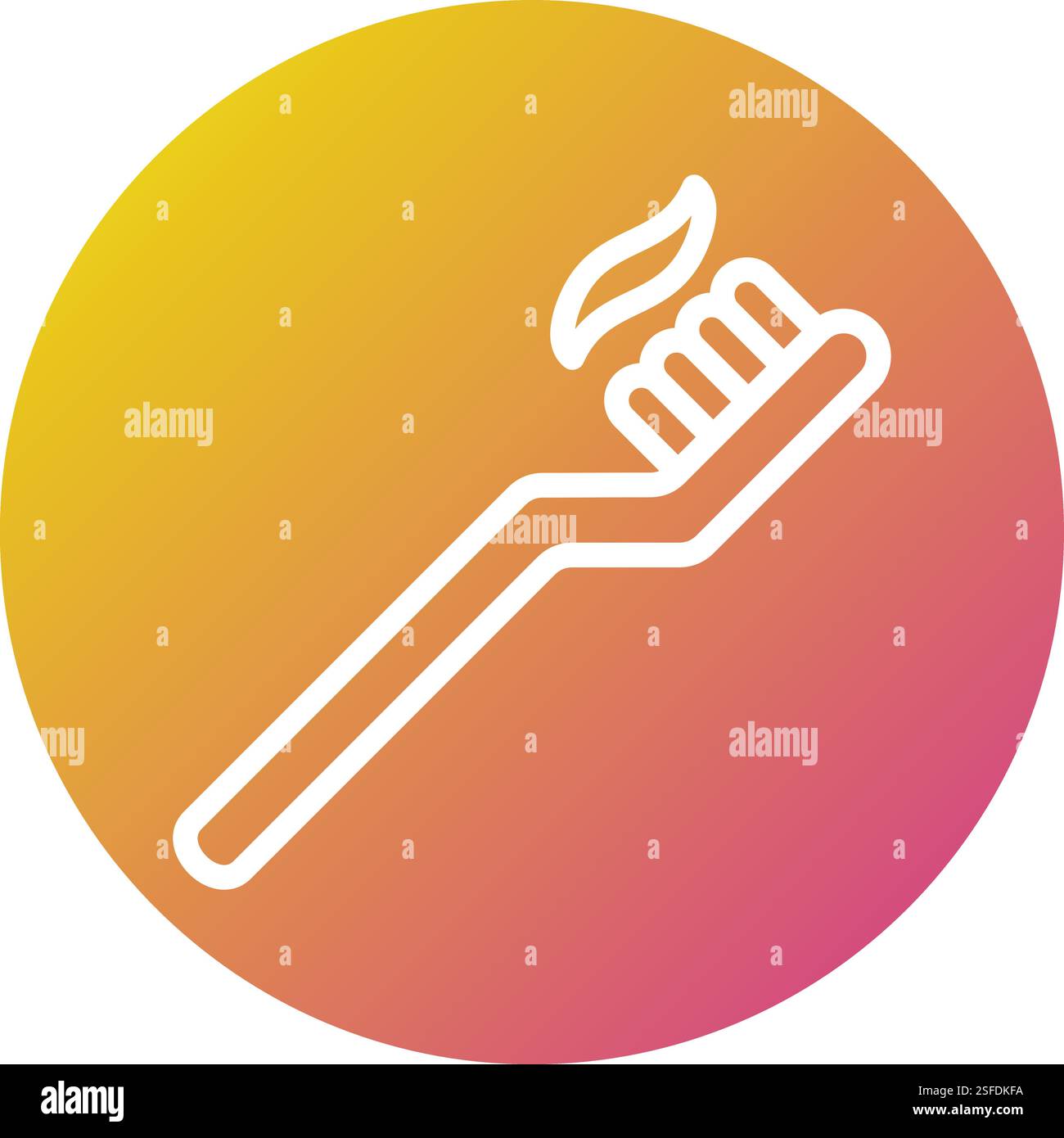 Toothbrush Vector Icon Design Illustration Stock Vector Image & Art - Alamy