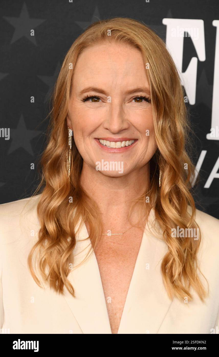 Santa Monica, California, USA. 07th Feb, 2025. Lindsey Springer attends ...