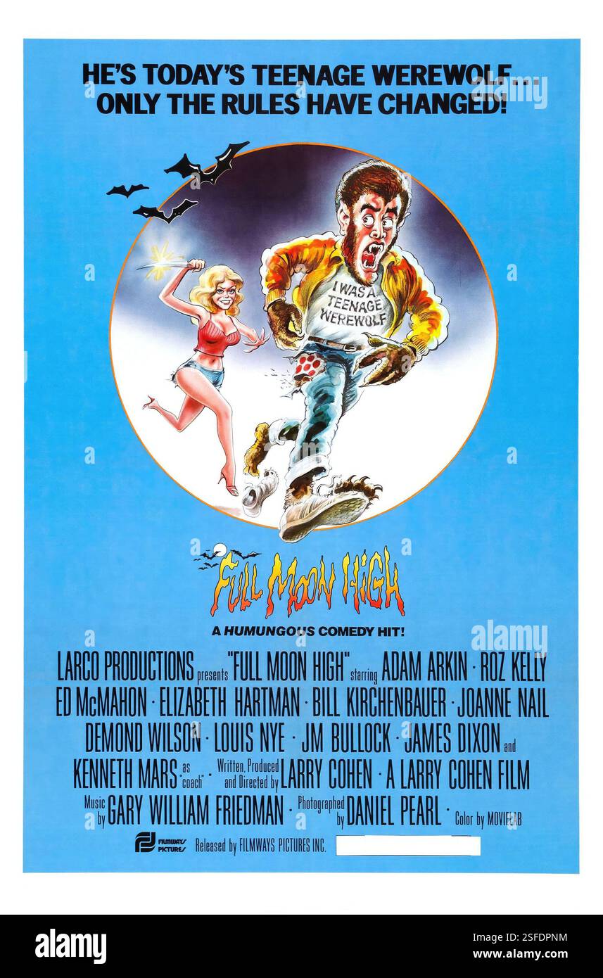 FULL MOON HIGH (1981), directed by LARRY COHEN. Credit: Filmways Pictures / Album Stock Photo ...