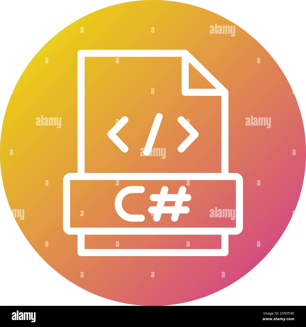 C sharp Vector Icon Design Illustration Stock Vector Image & Art - Alamy