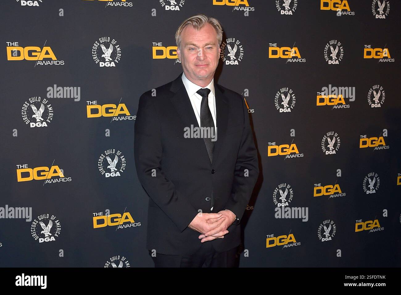 Christopher Nolan beim Photocall mit den Preisträgern und Laudatoren der 77. DGA Awards 2025 im ...