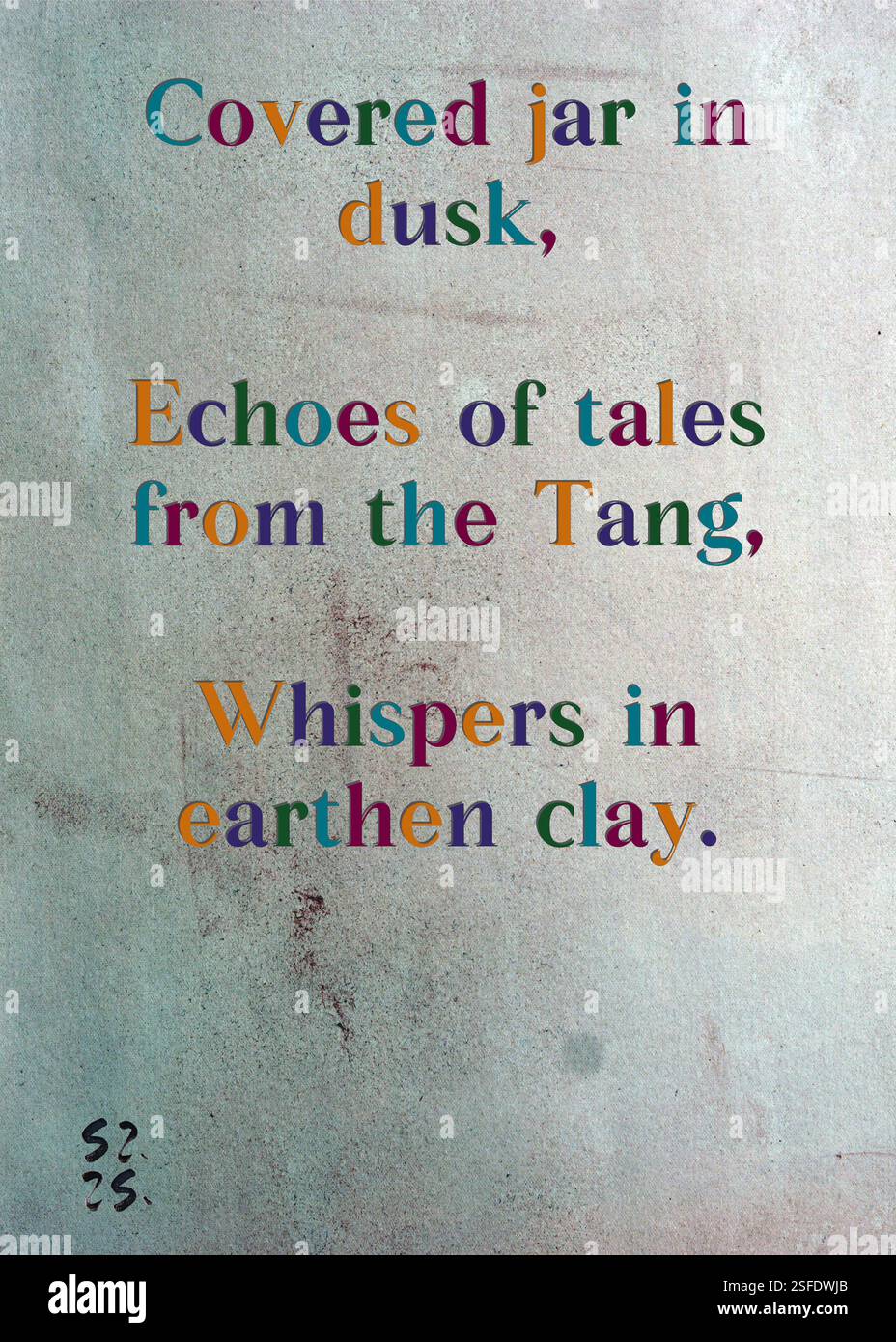 Covered jar in dusk, Echoes of tales from the Tang, Whispers in earthen ...