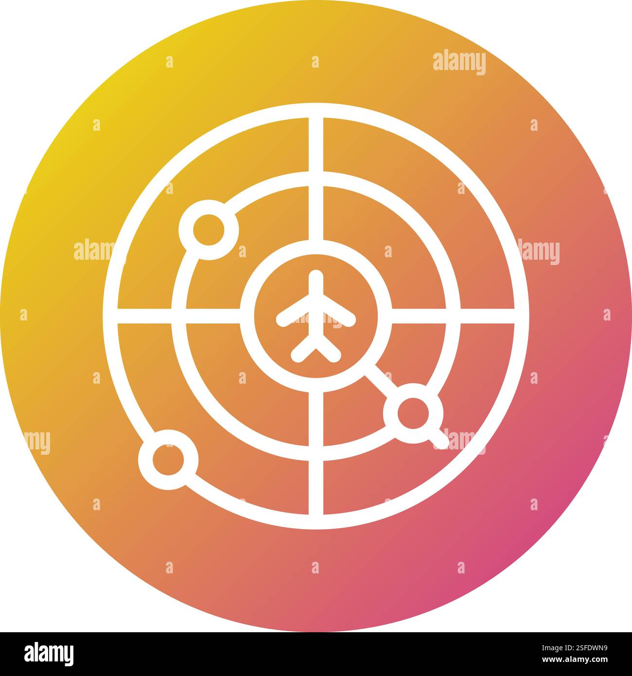 Radar Vector Icon Design Illustration Stock Vector Image & Art - Alamy