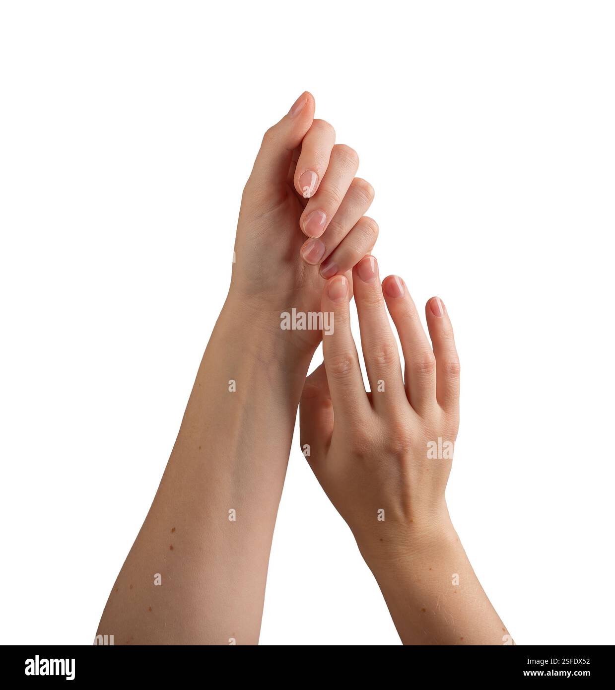 Woman skincare beauty aesthetic Cut Out Stock Images & Pictures - Alamy