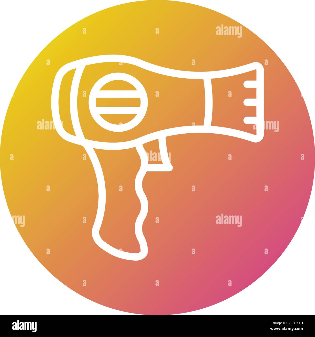 Hair dryer Vector Icon Design Illustration Stock Vector Image & Art - Alamy