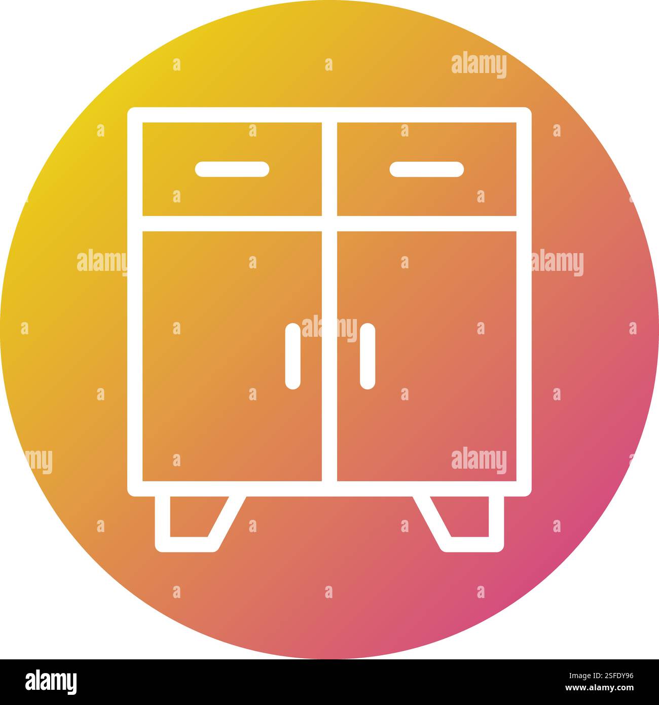 Vector cupboard furniture icon hi-res stock photography and images - Alamy