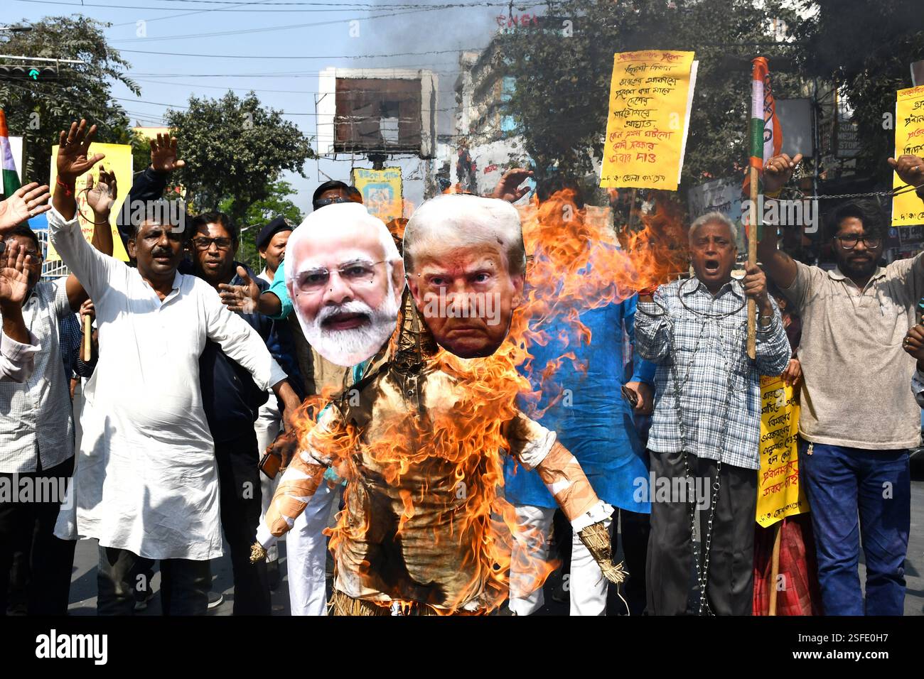 Kolkata, West Bengal, India. 8th Feb, 2025. India's largest opposition ...