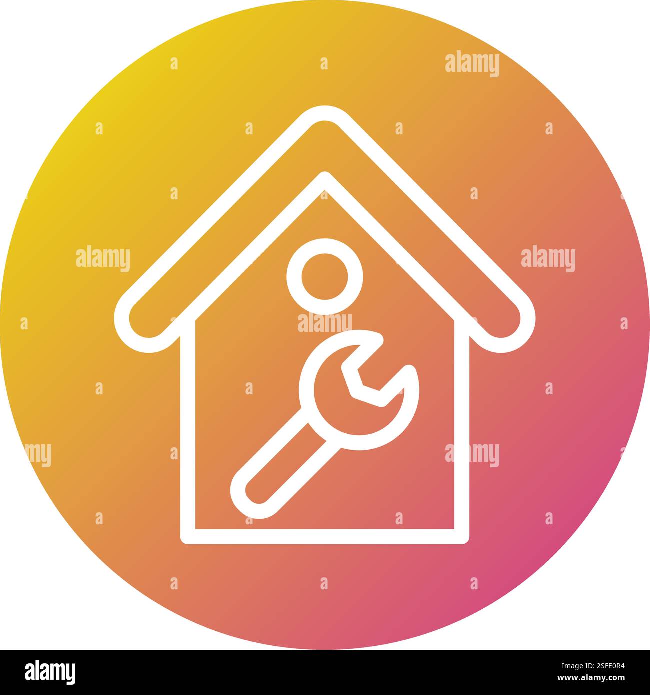 House maintenance icons Cut Out Stock Images & Pictures - Alamy