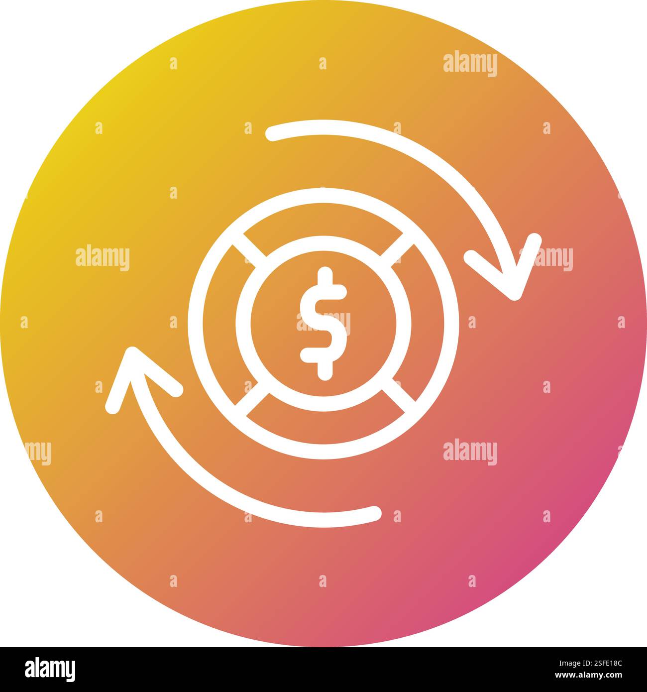 Money flow icon hi-res stock photography and images - Alamy