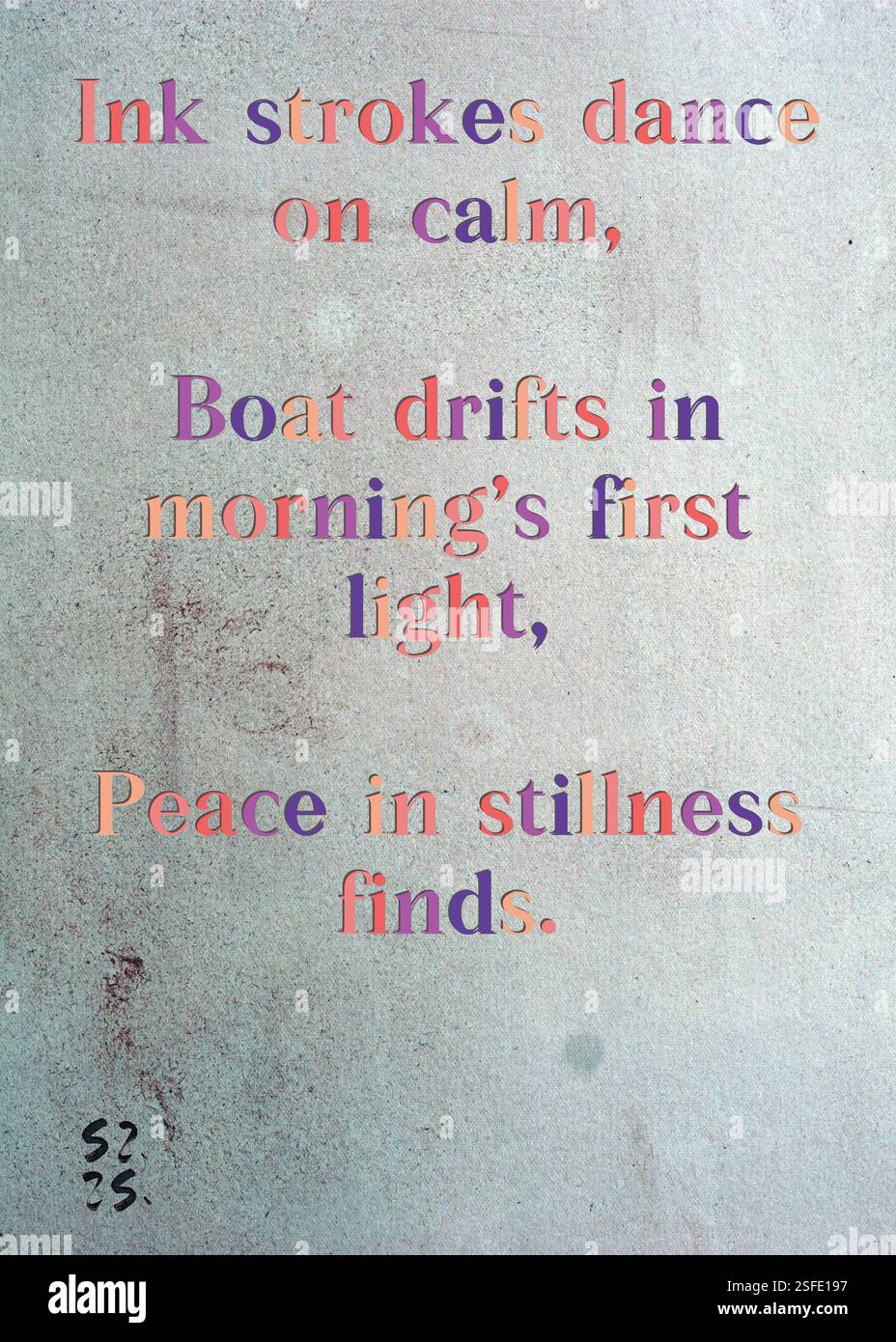 Ink strokes dance on calm, Boat drifts in morning's first light, Peace ...