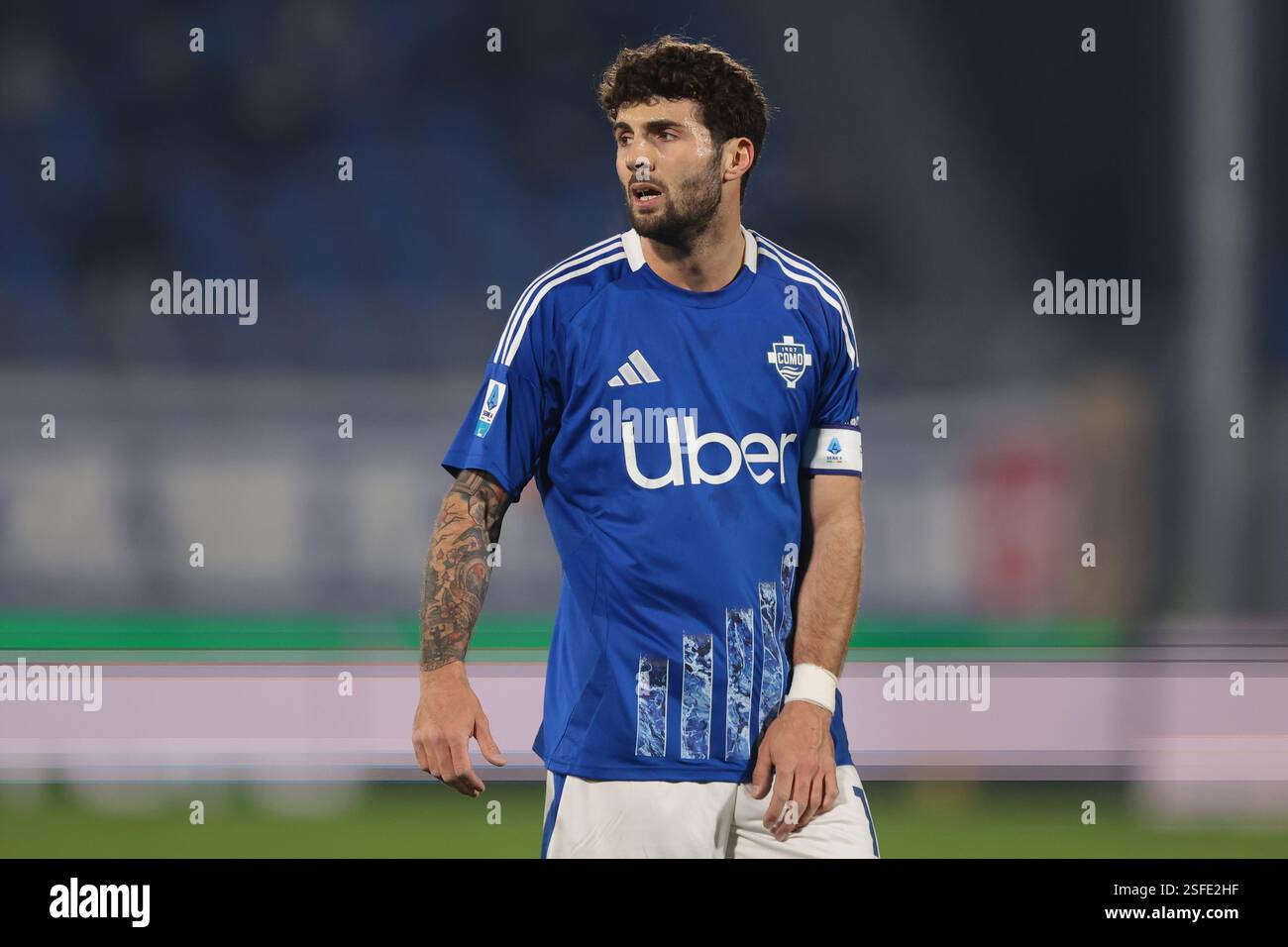 Como, Italy. 7th Feb, 2025. Patrick Cutrone of Como 1907 during the ...