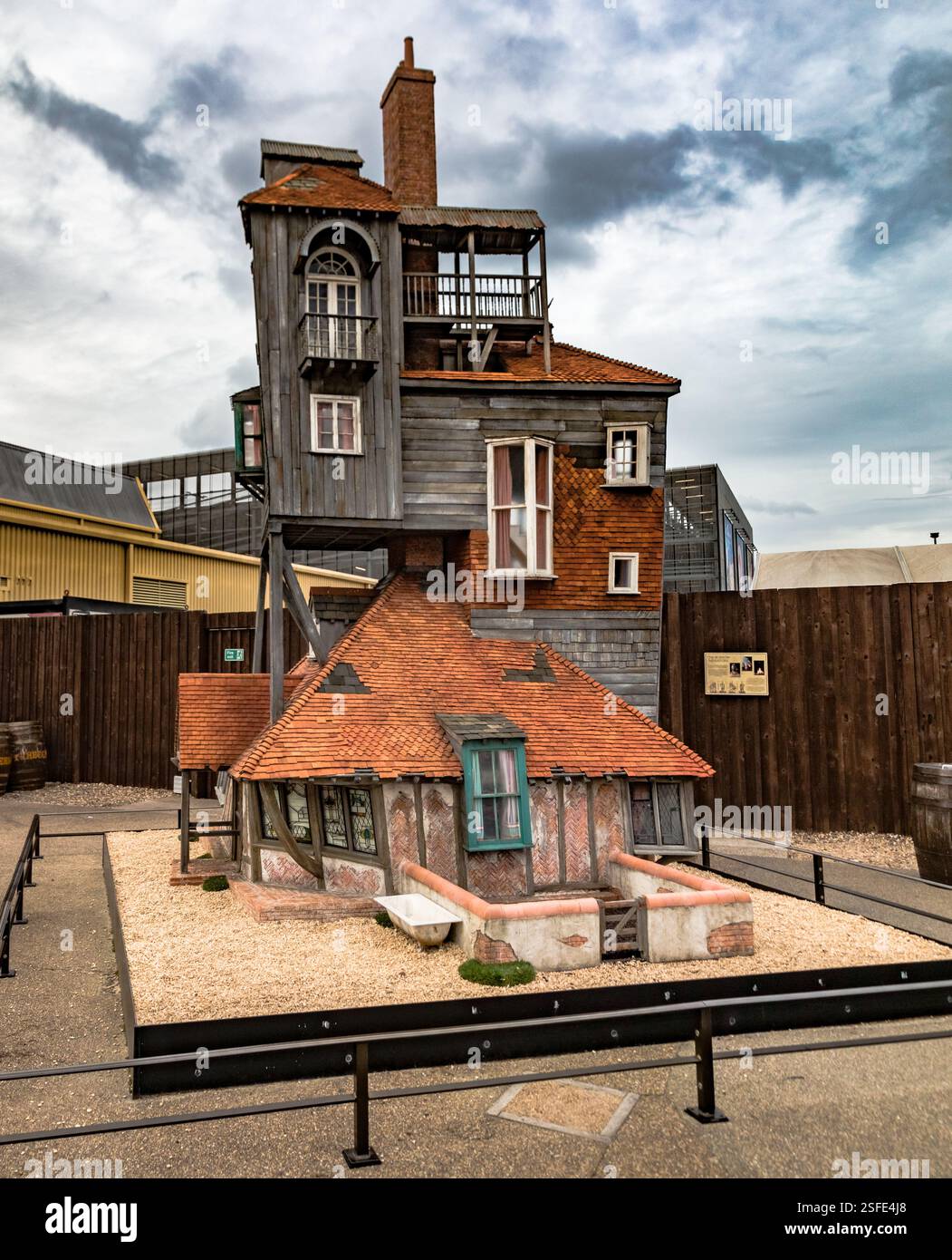 Nice view of the 1:3 scale model replica of the Burrow, home of the ...