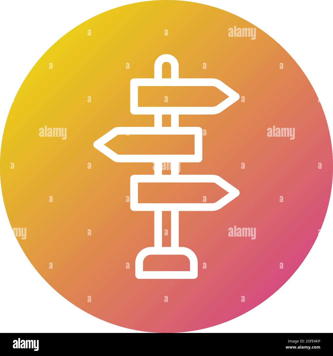 Signboard Vector Icon Design Illustration Stock Vector Image & Art - Alamy