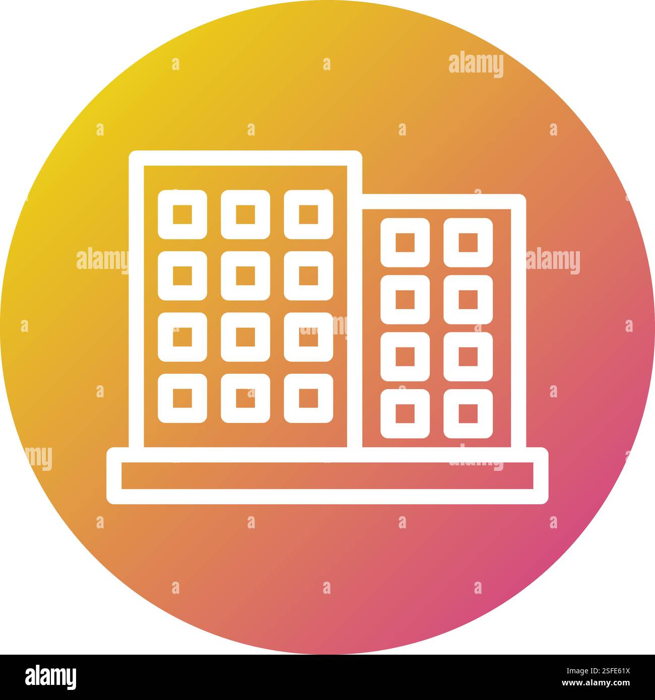 Office building Vector Icon Design Illustration Stock Vector Image ...