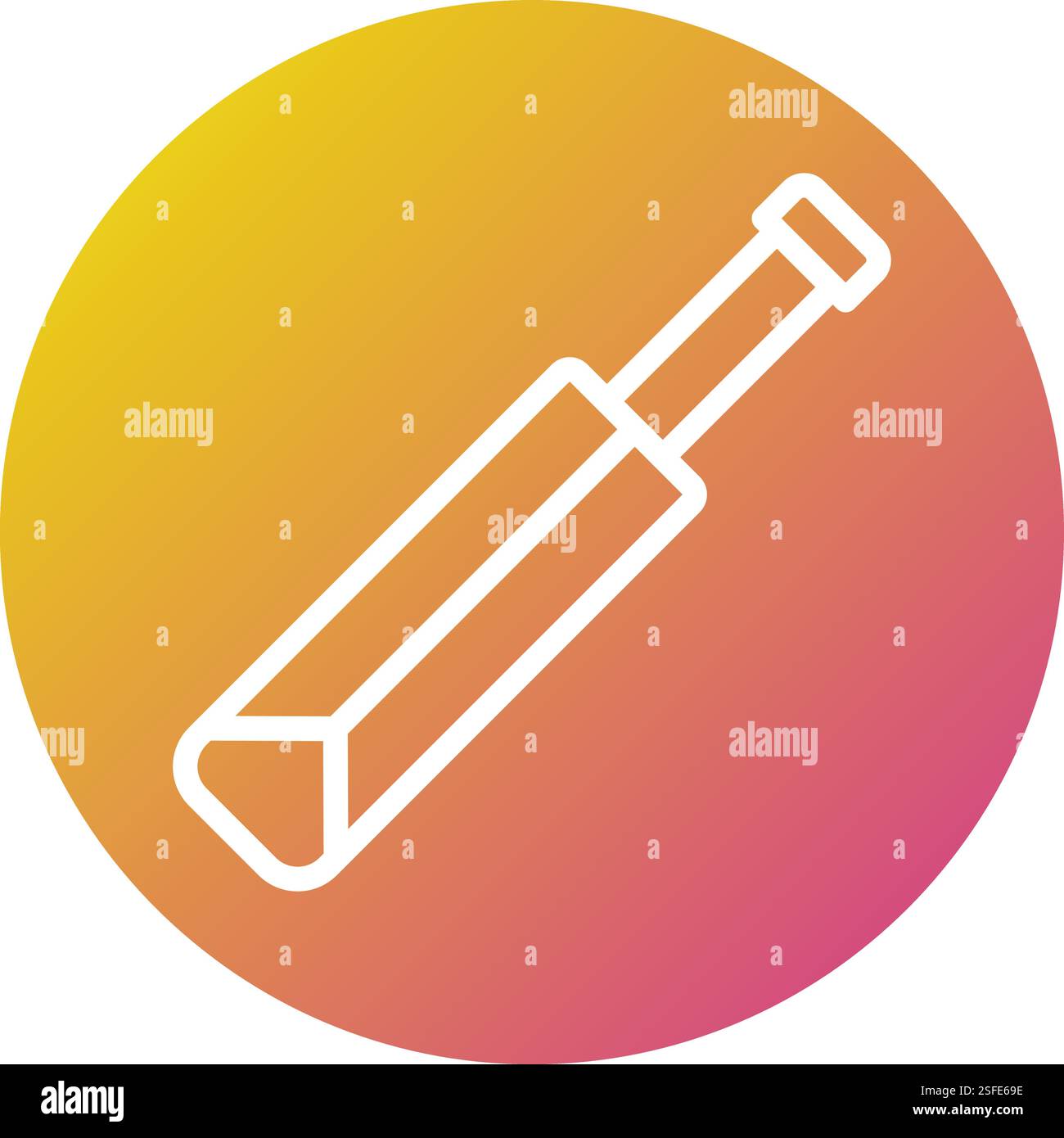 Cricket bat icon vector vectors hi-res stock photography and images - Alamy