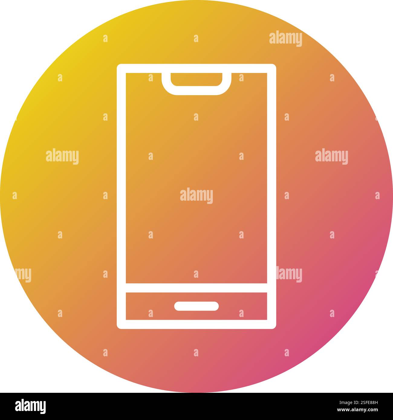 Illustration smartphone icons Stock Vector Images - Alamy