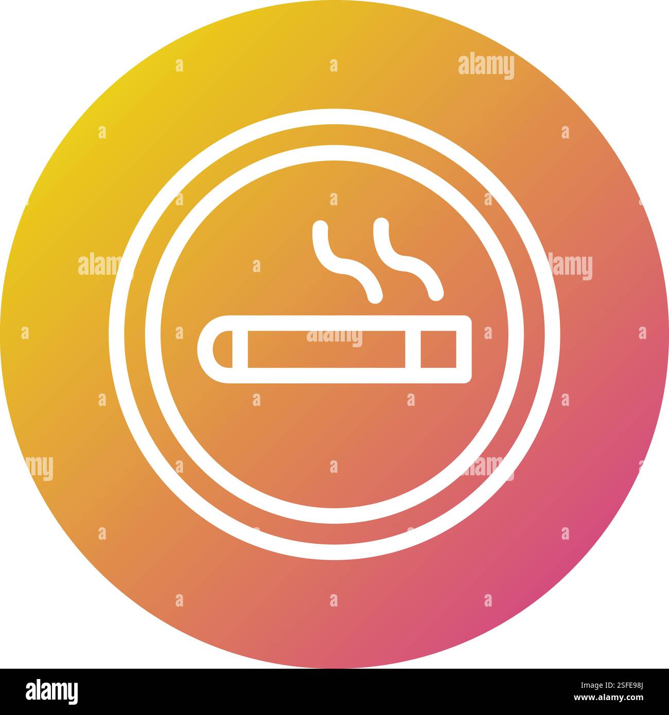 smoking area Vector Icon Design Illustration Stock Vector Image & Art ...