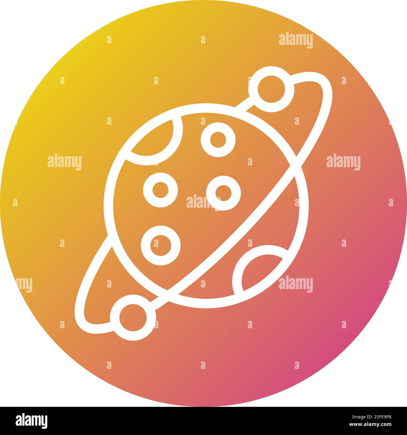 Line orbit icon Stock Vector Images - Alamy
