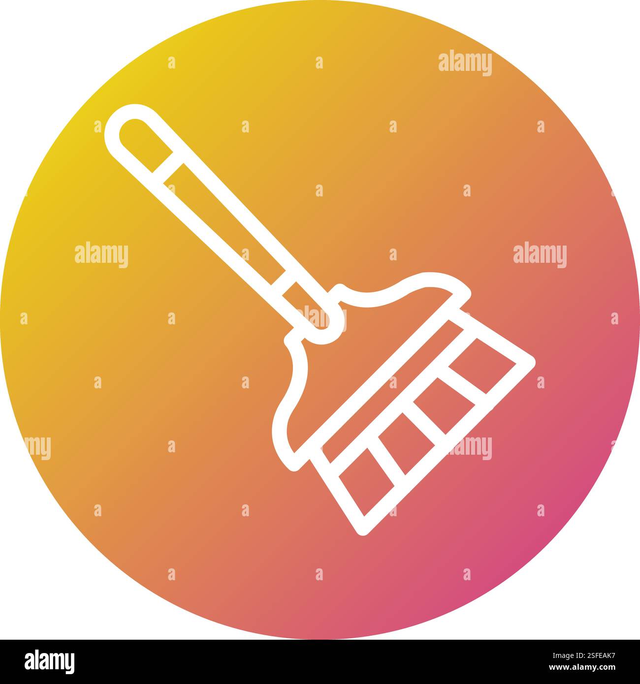 Cleaning brush Vector Icon Design Illustration Stock Vector Image & Art ...