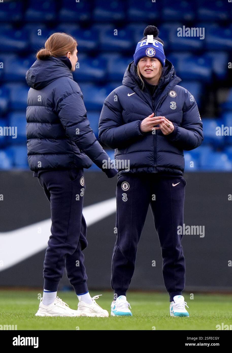 Chelsea goalkeeper Hannah Hampton during the Adobe Women's FA Cup Fifth ...