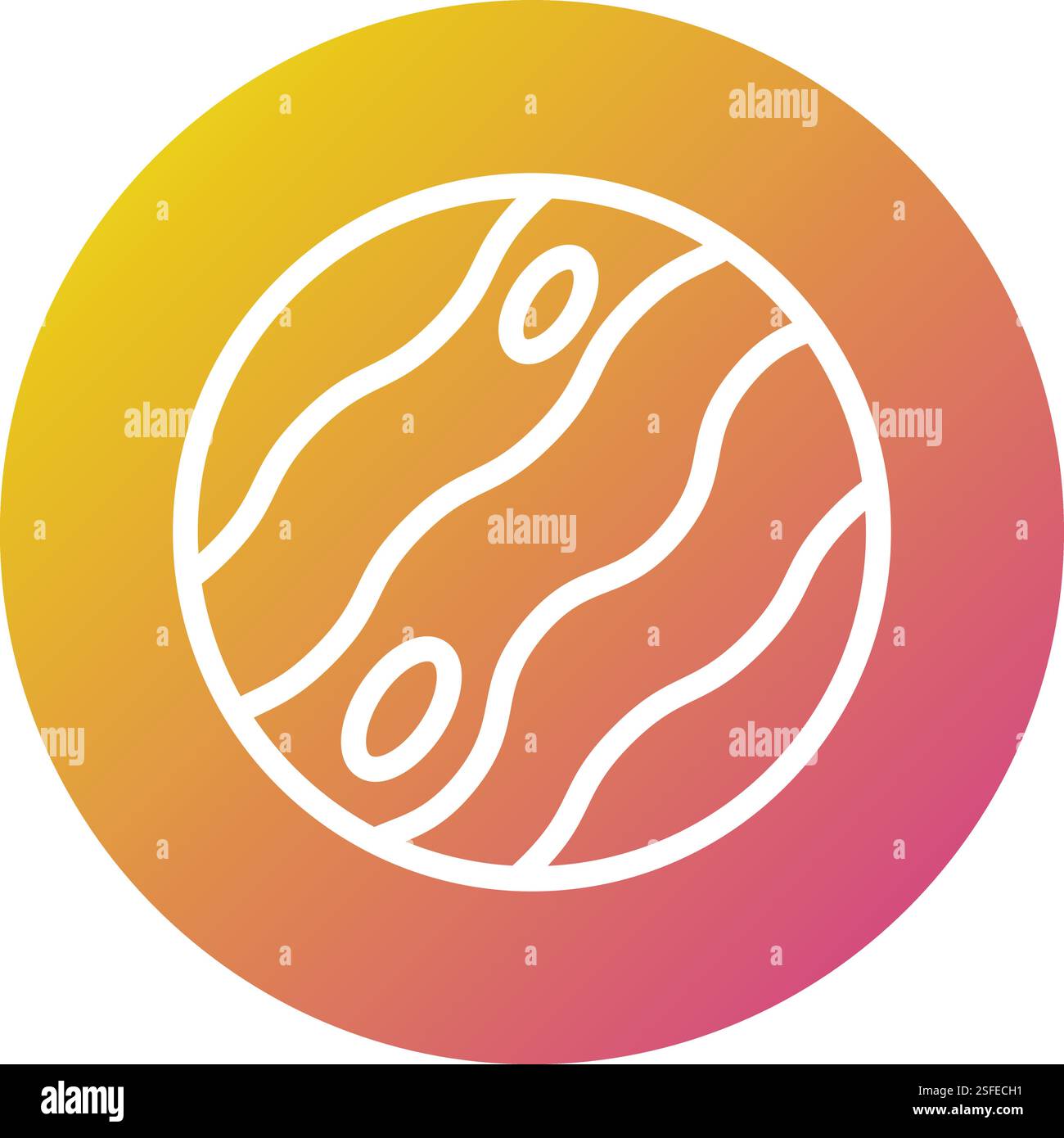 Uranus planet line icon Stock Vector Images - Alamy