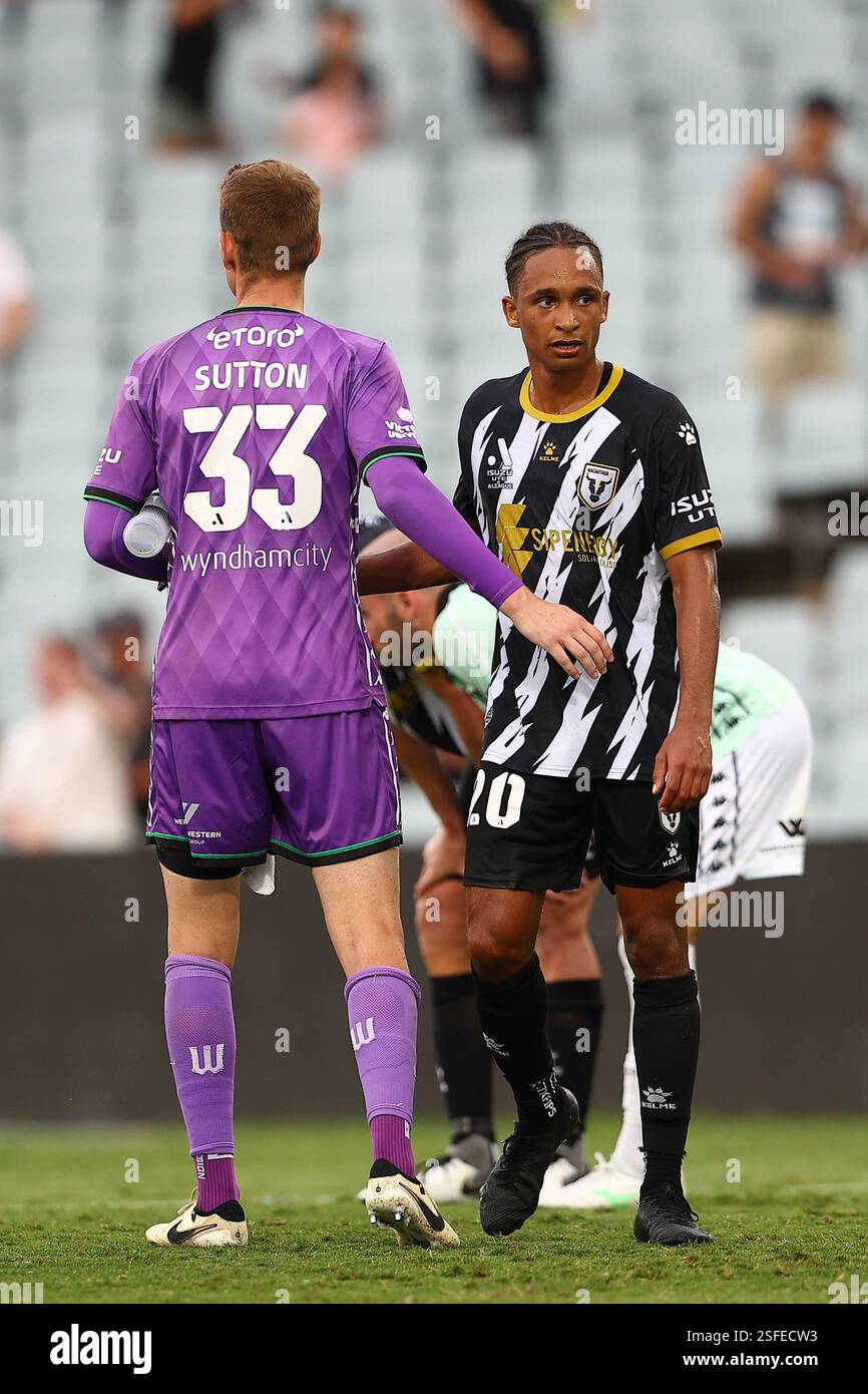 9th February 2025; Campbelltown Sports Stadium, Sydney, NSW, Australia: A-League Football ...