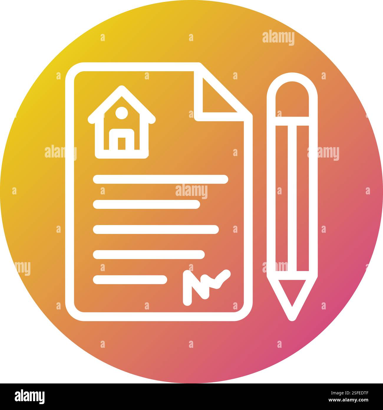 Contract modern line design Cut Out Stock Images & Pictures - Alamy