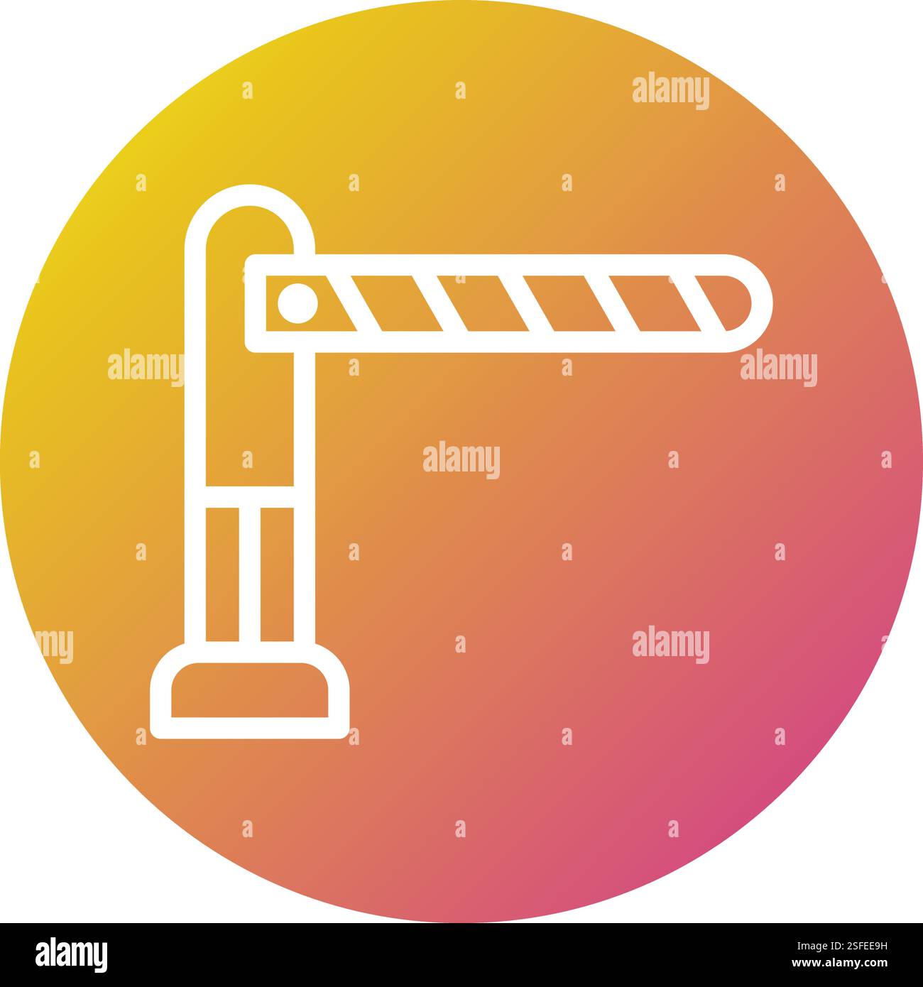 Barrier Vector Icon Design Illustration Stock Vector Image & Art - Alamy