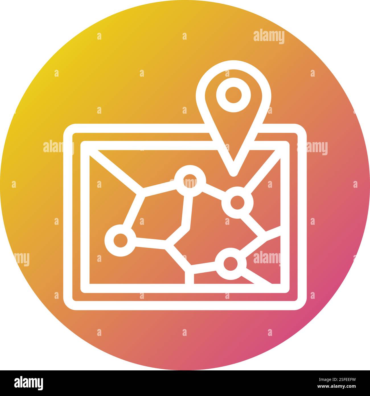 Railway map Vector Icon Design Illustration Stock Vector Image & Art ...