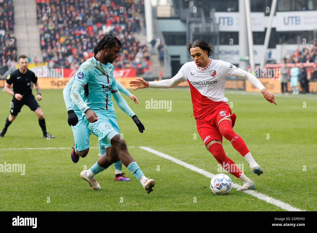 Utrecht, Netherlands. 09th Feb, 2025. UTRECHT, 09-02-2025, Stadium ...