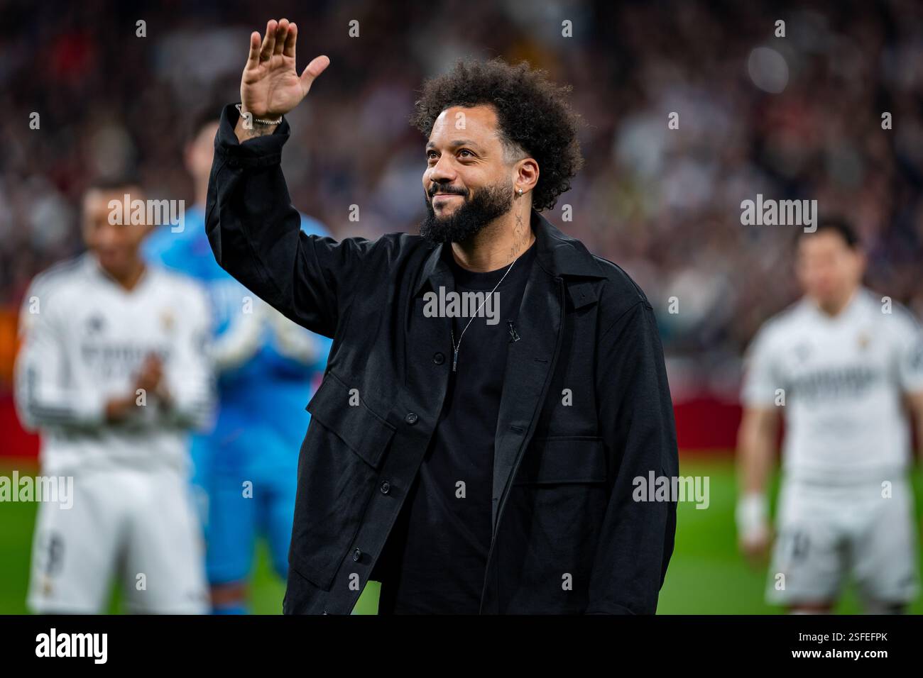 Madrid, Madrid, Spain. 8th Feb, 2025. Marcelo Vieira da Silva Junior ...