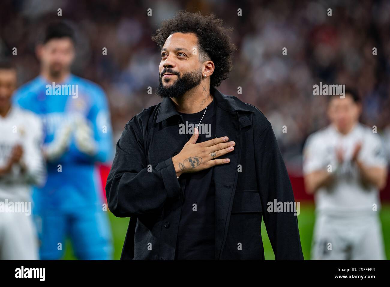 Madrid, Madrid, Spain. 8th Feb, 2025. Marcelo Vieira da Silva Junior ...