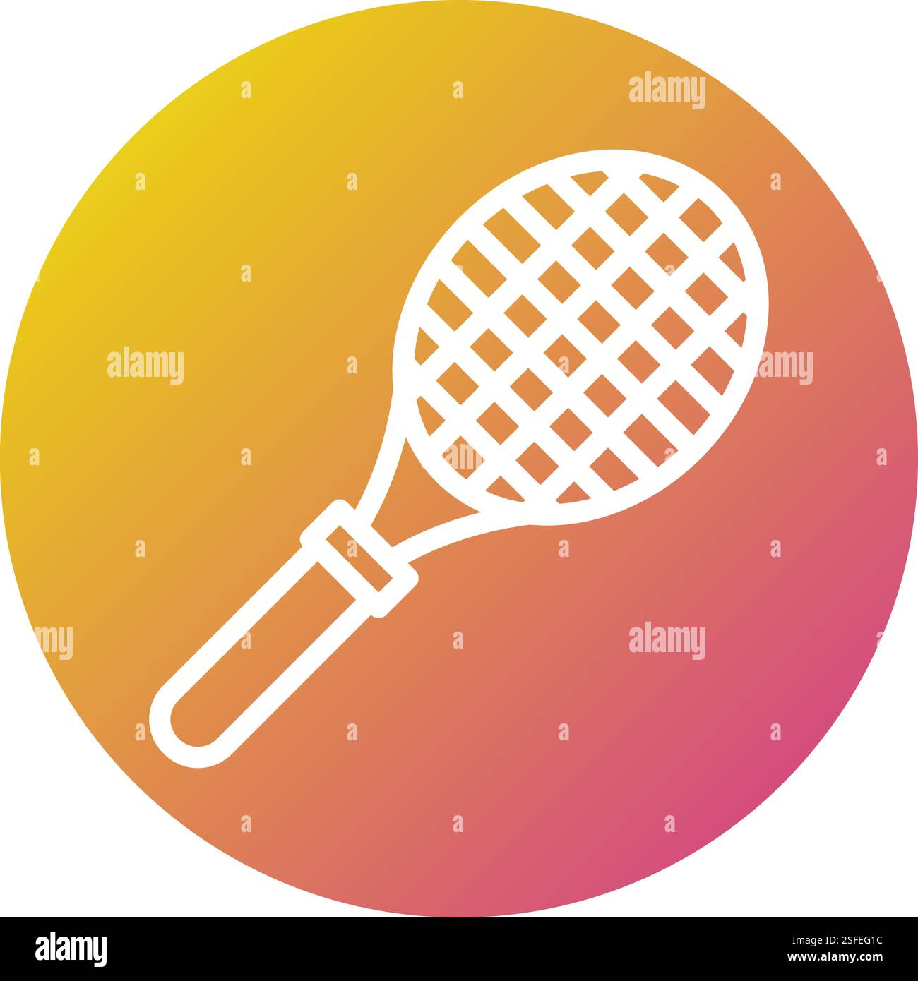 Tennis racket Vector Icon Design Illustration Stock Vector Image & Art ...