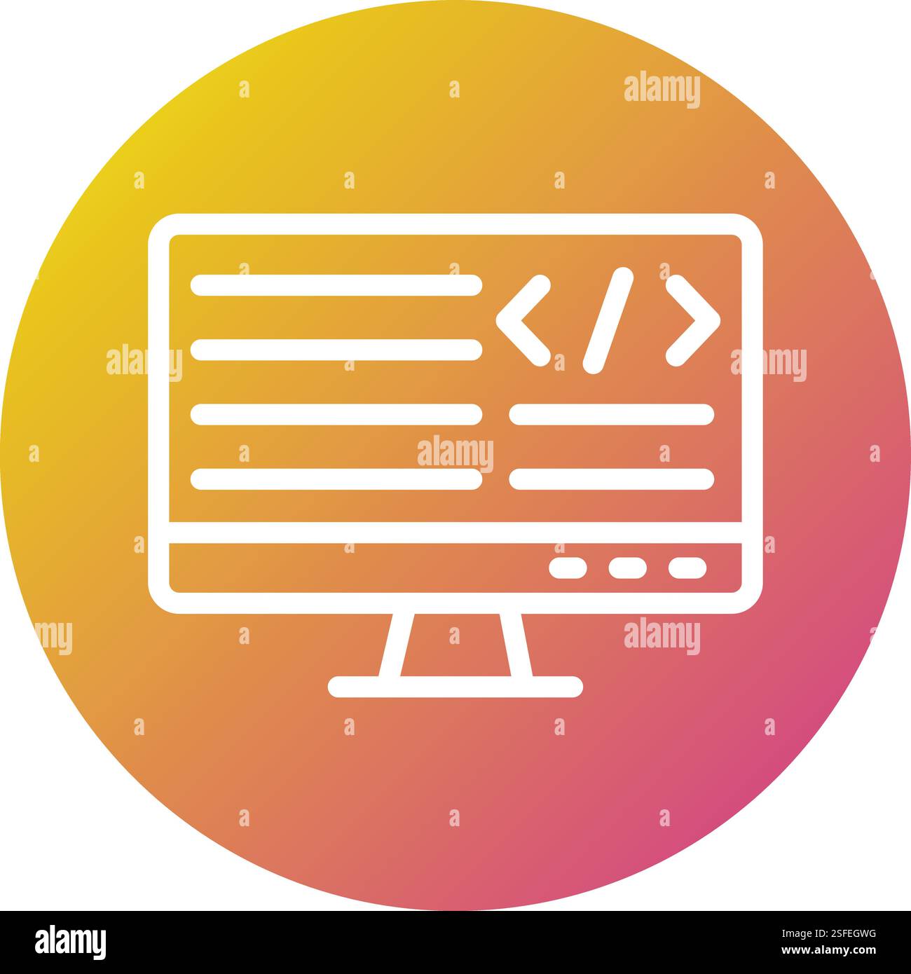 Programing icons hi-res stock photography and images - Alamy