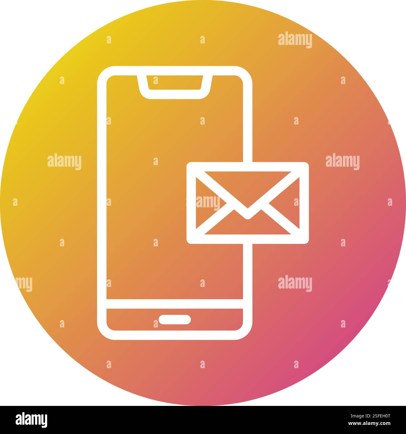 Email line icon pack hi-res stock photography and images - Alamy
